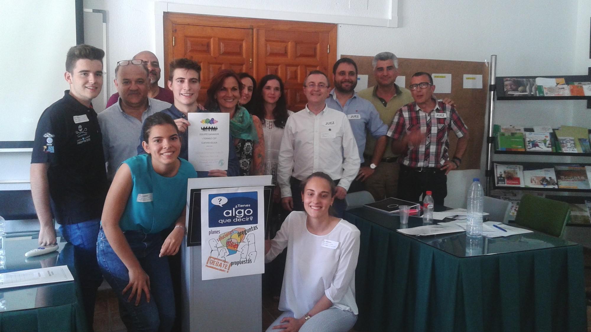 Cuevas acoge el Certamen “Aprende a debatir” impulsado por el CEP ... Cuevas acoge el Certamen “Aprende a debatir” impulsado por el CEP ...